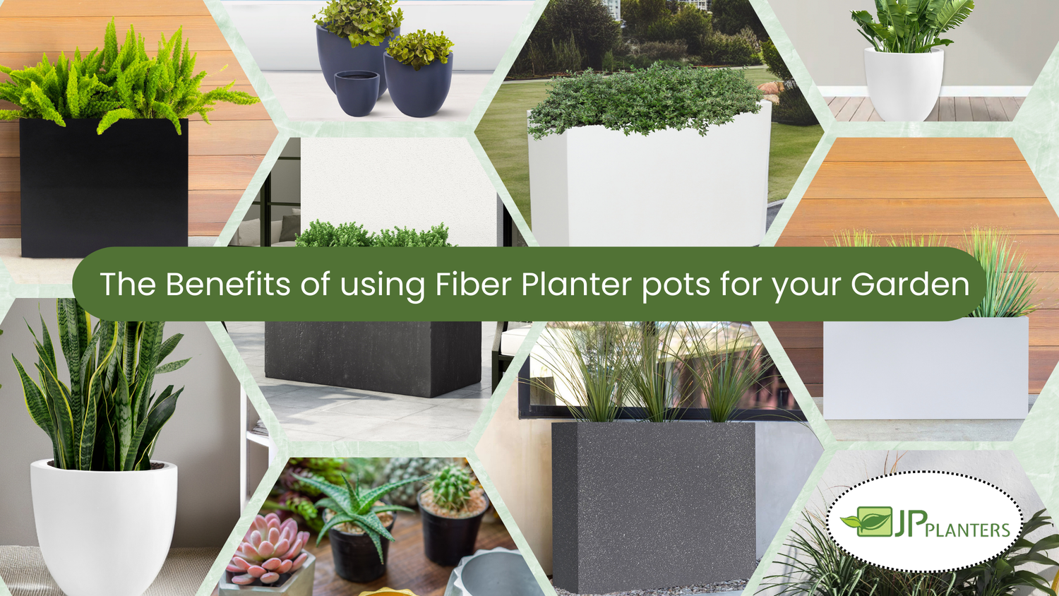 The Benefits of Using Fiber Planter Pots for Your Garden – JP Planters