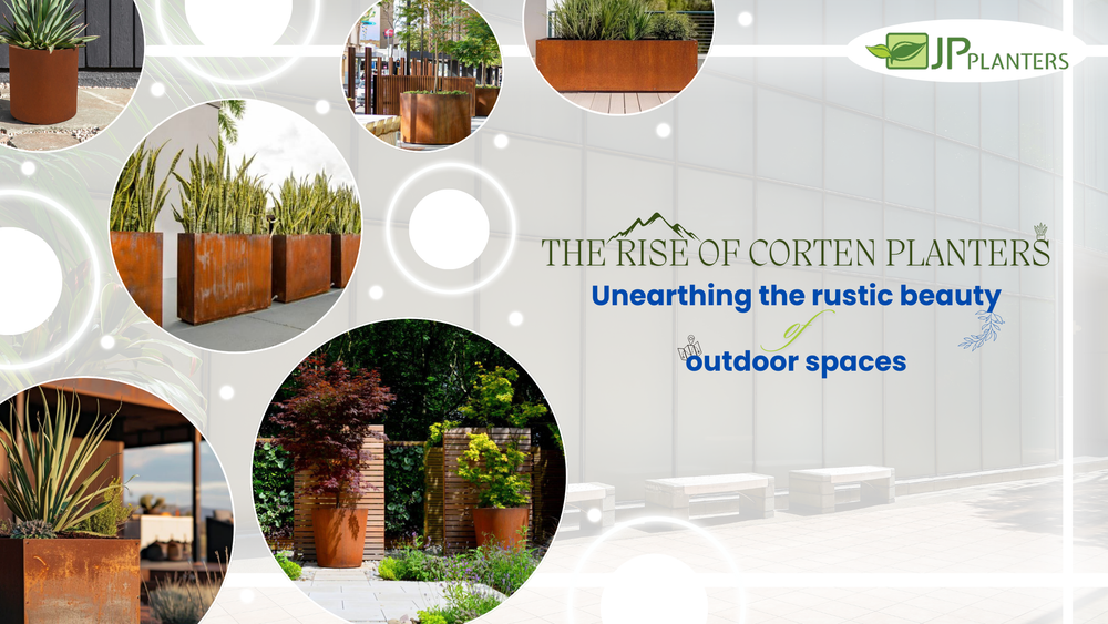 JP Planters - Buy Corten Steel Planters and Fiberglass Planters Online