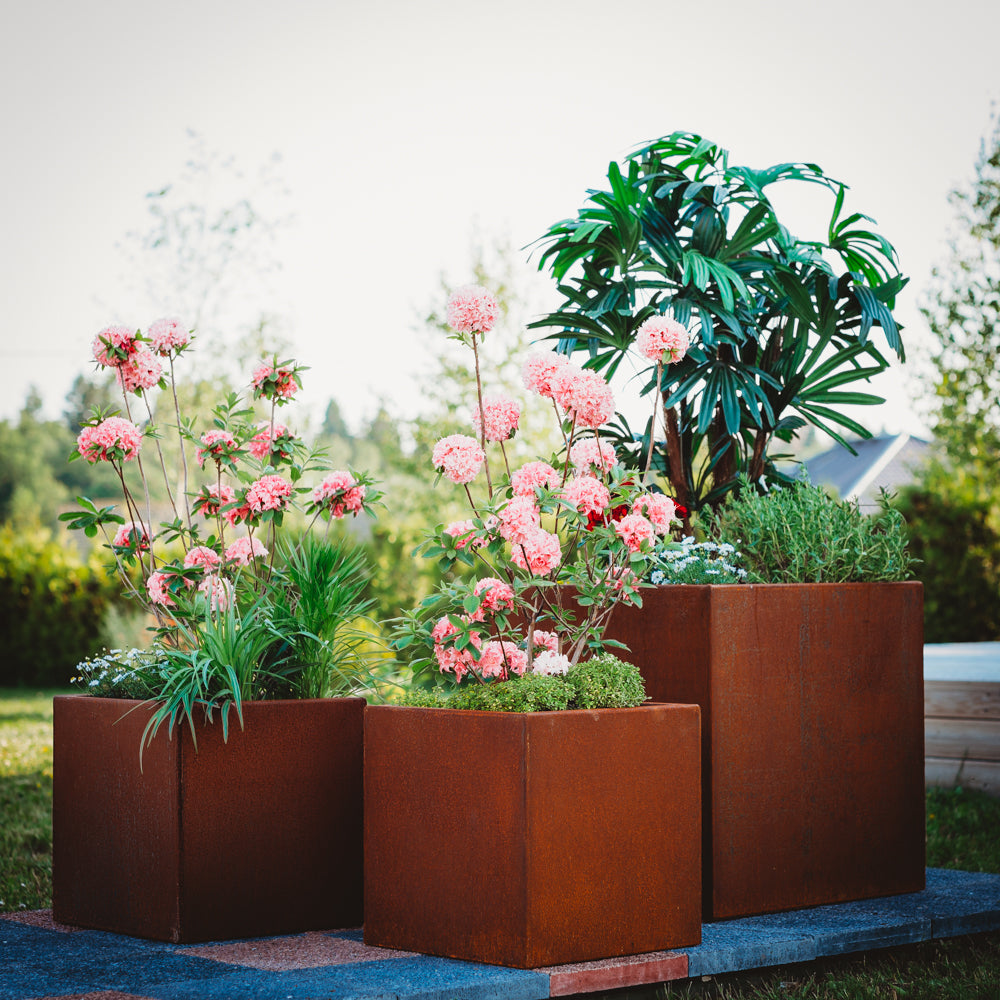 JP Planters - Buy Corten Steel Planters and Fiberglass Planters Online