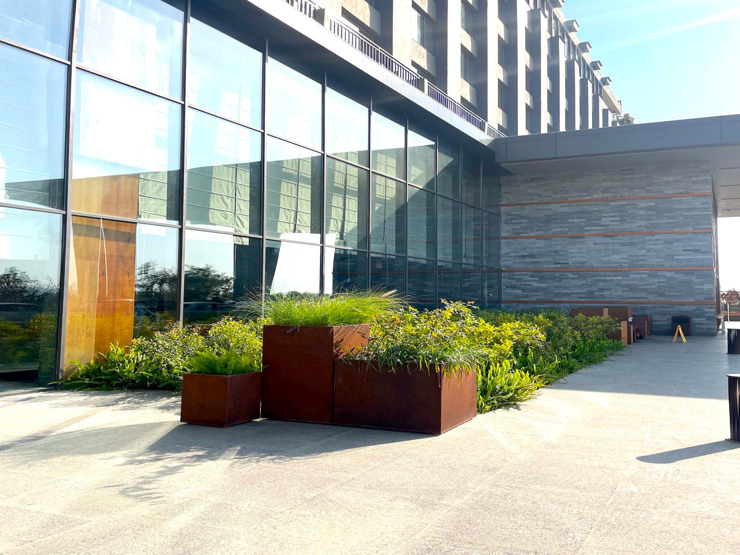 JP Planters - Buy Corten Steel Planters and Fiberglass Planters Online
